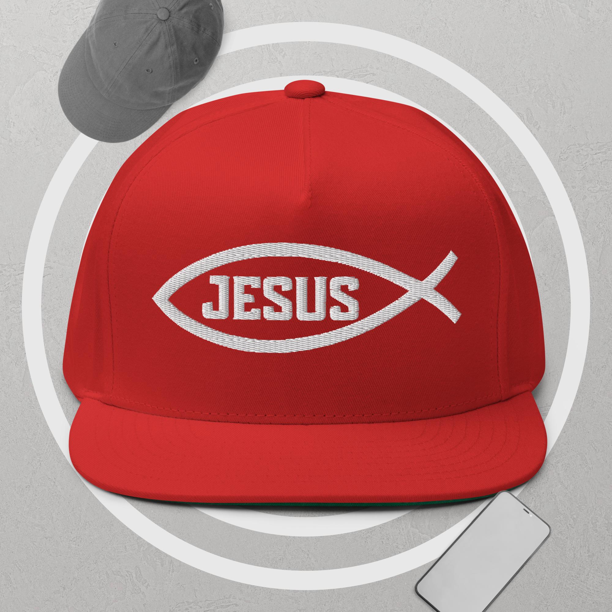 Flat Bill Cap (Jesus Fisher of Men) – Holy Armor