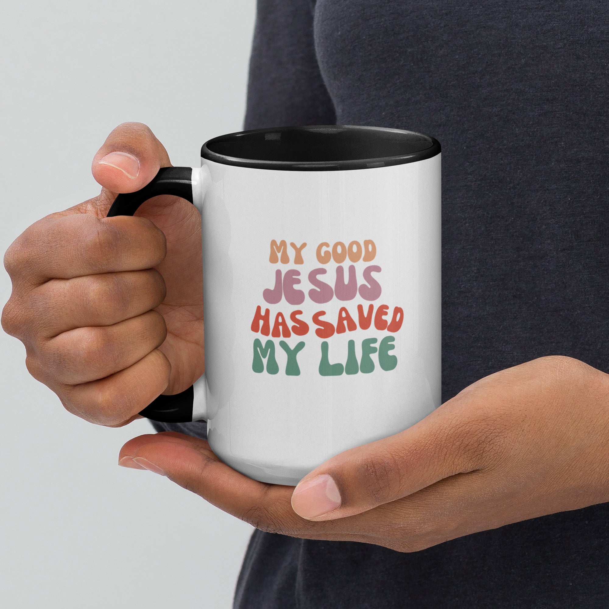 Mug with Color Inside (My good Jesus) – Holy Armor